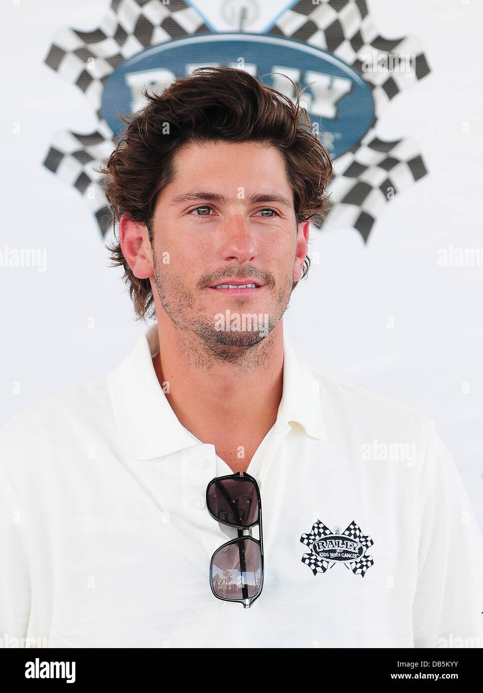 Nic Roldan arrive at the Rally for Kids with Cancer Scavenger Cup ...