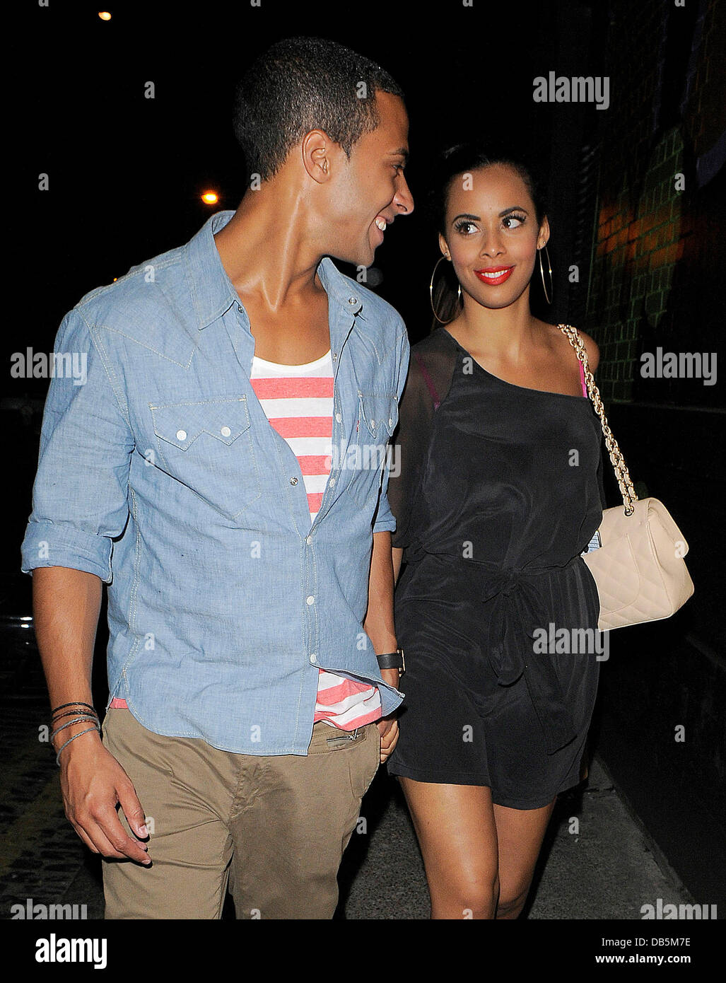 Marvin Humes of boyband 'JLS' and girlfriend Rochelle Wiseman aka ...