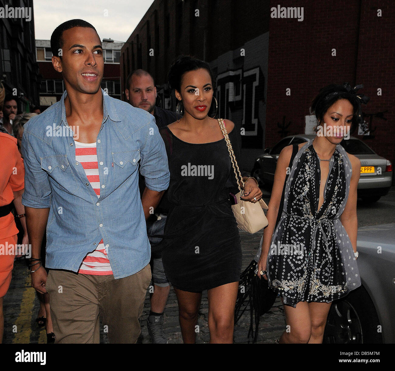 Marvin Humes of boyband 'JLS' and girlfriend Rochelle Wiseman aka ...