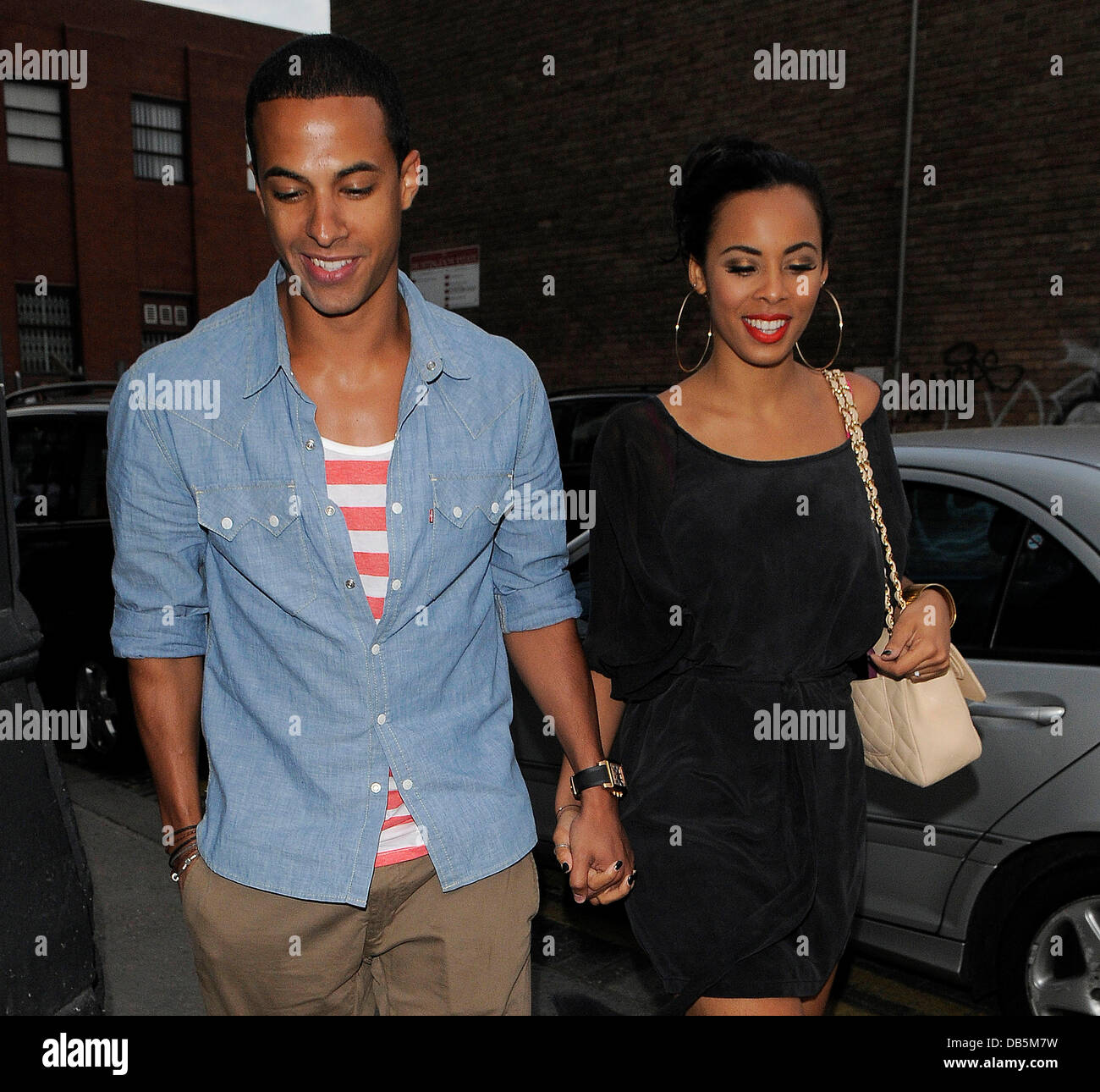 Marvin Humes of boyband 'JLS' and girlfriend Rochelle Wiseman aka ...