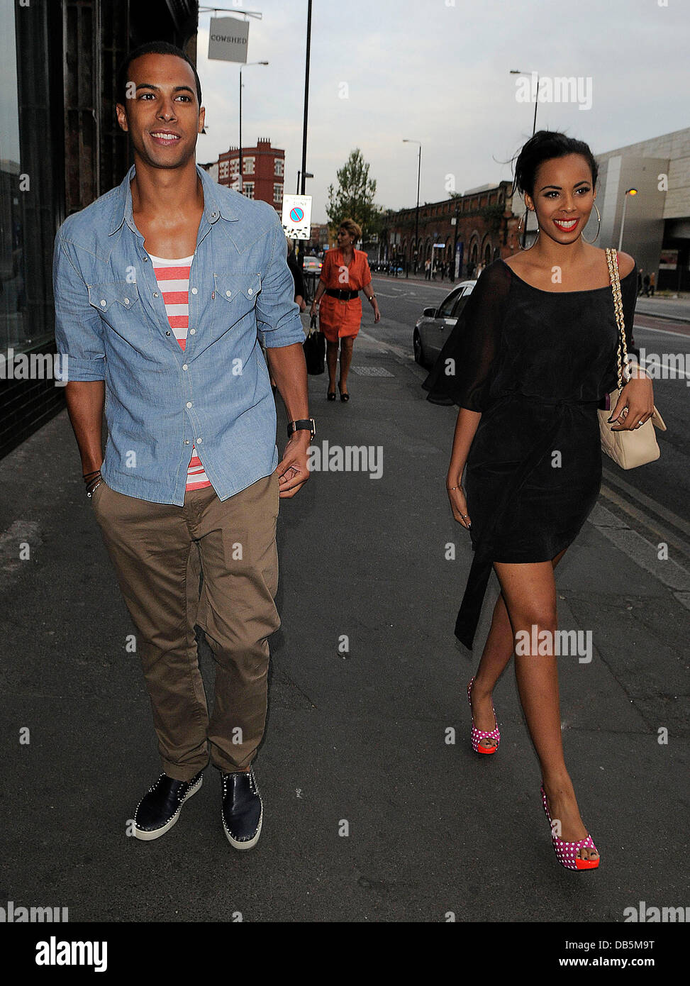 Marvin Humes of boyband 'JLS' and girlfriend Rochelle Wiseman aka ...