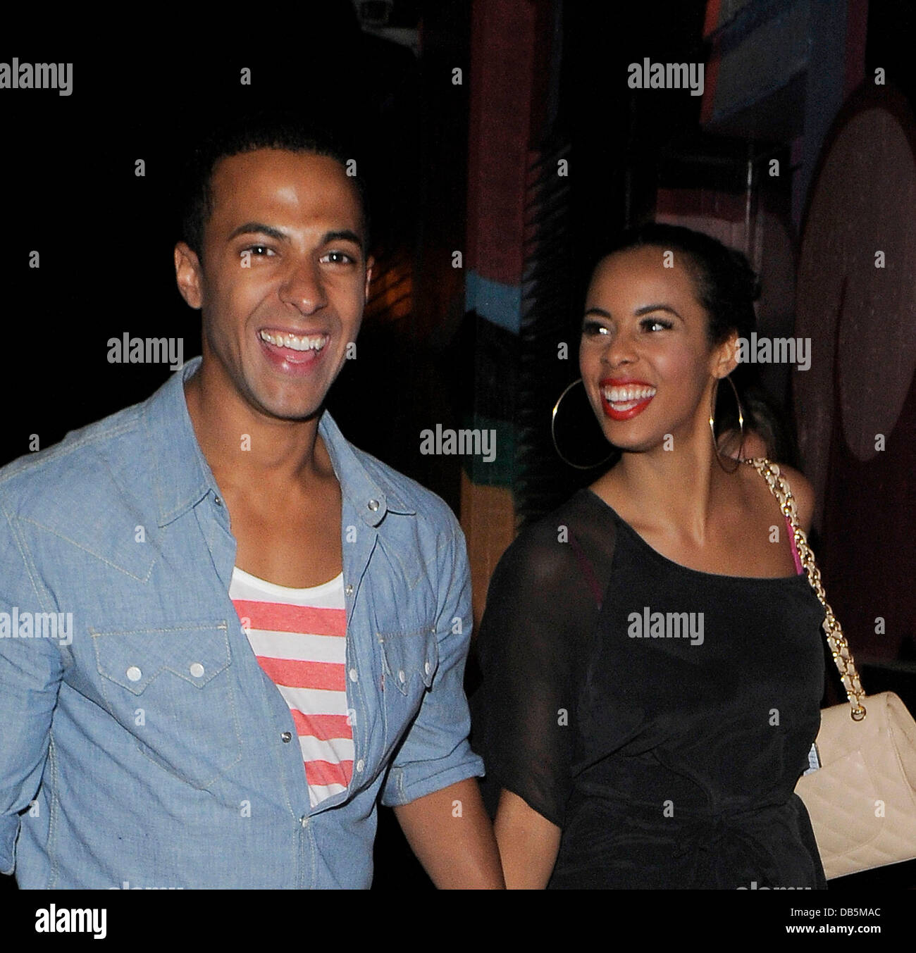 Marvin Humes of boyband 'JLS' and girlfriend Rochelle Wiseman aka ...