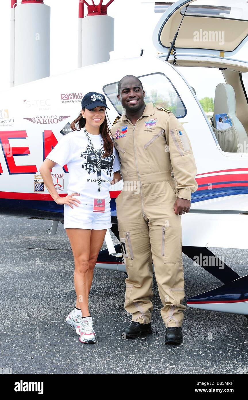 Eva Longoria and Captain Barrington Irving The Rally for Kids with ...