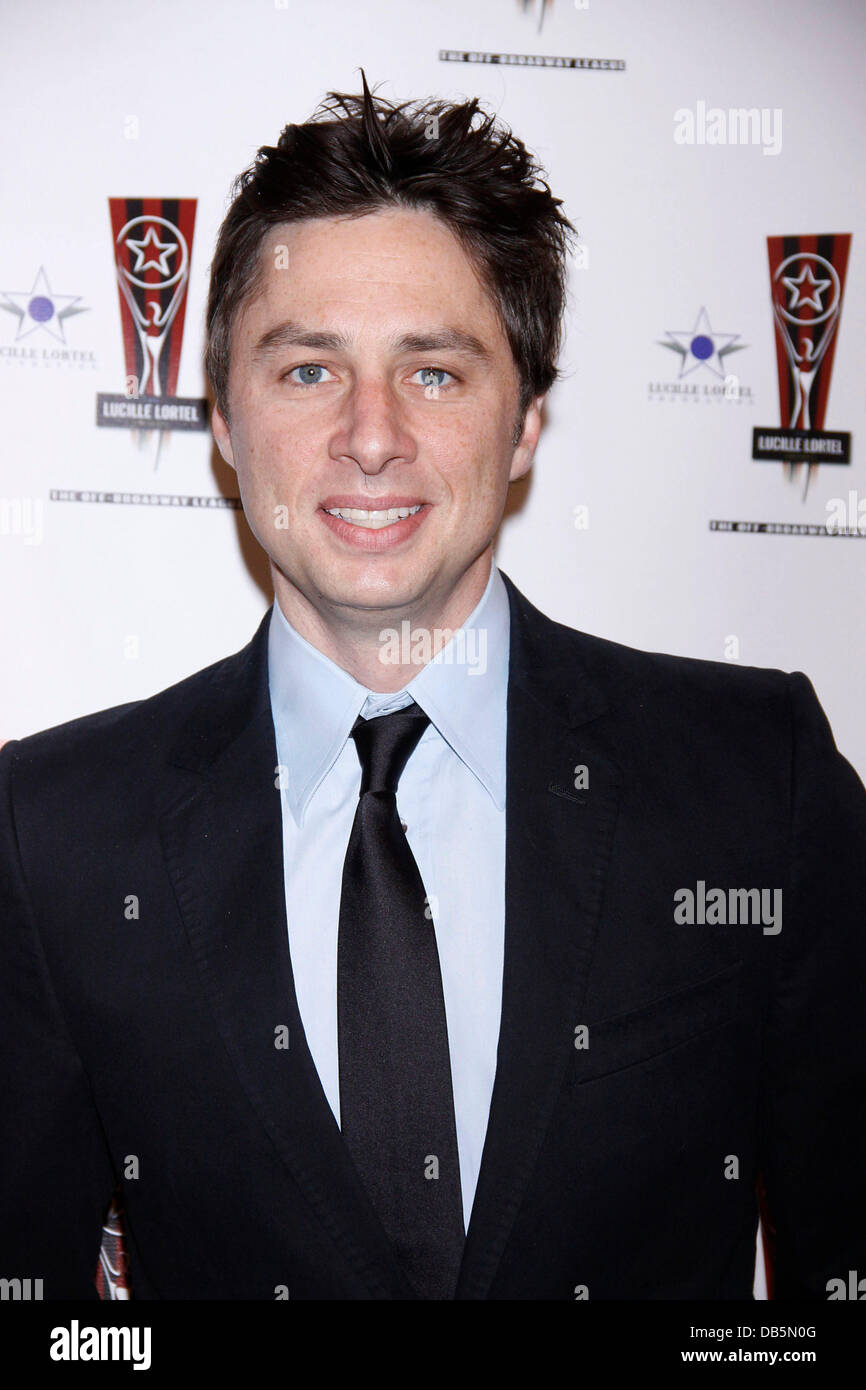 Zach Braff The 26th Annual Lucille Lortel Awards held at NYU Skirball ...