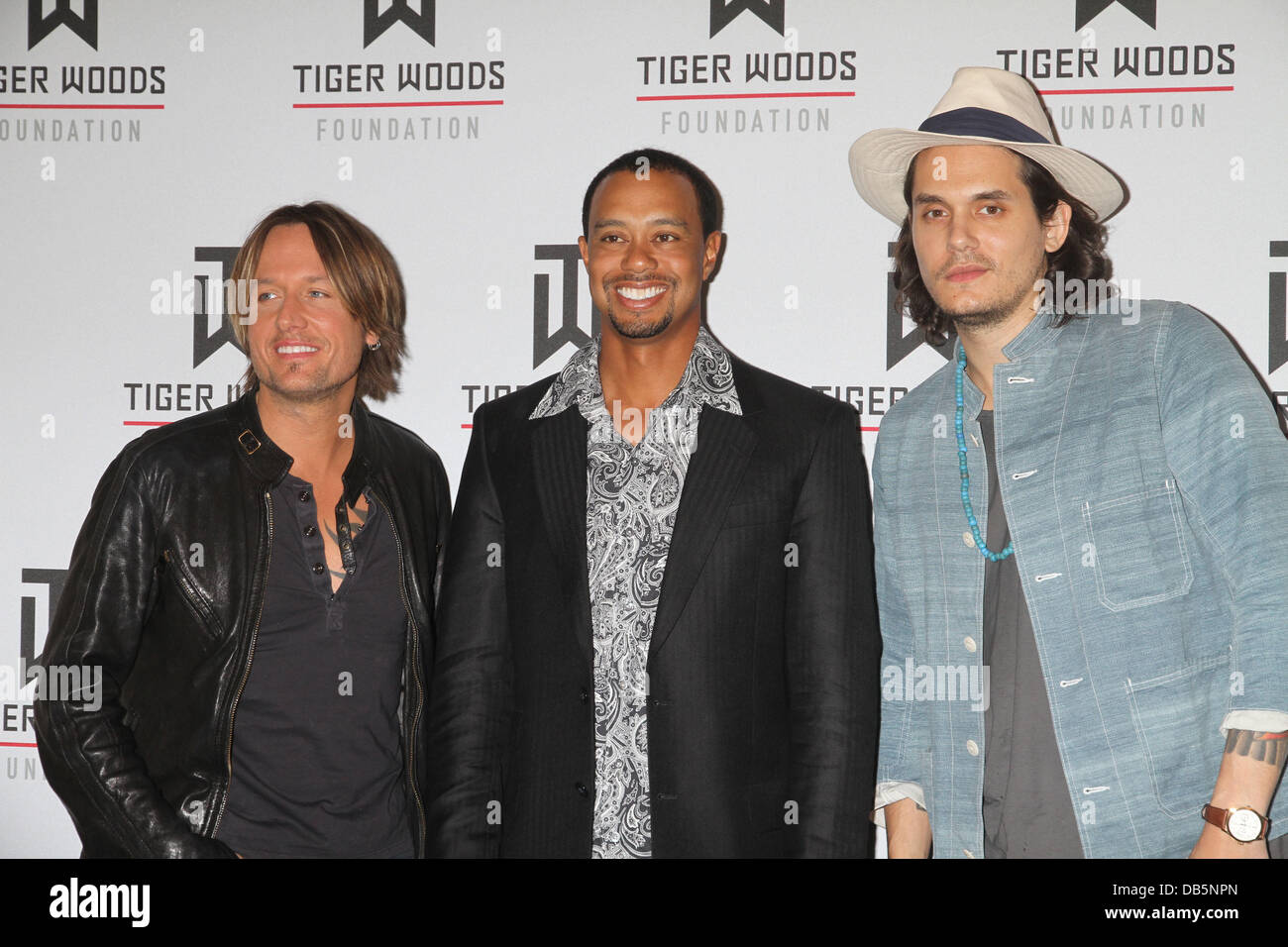 Keith Urban, Tiger Woods, John Mayer 2011 Tiger Jam at Mandalay Bay ...