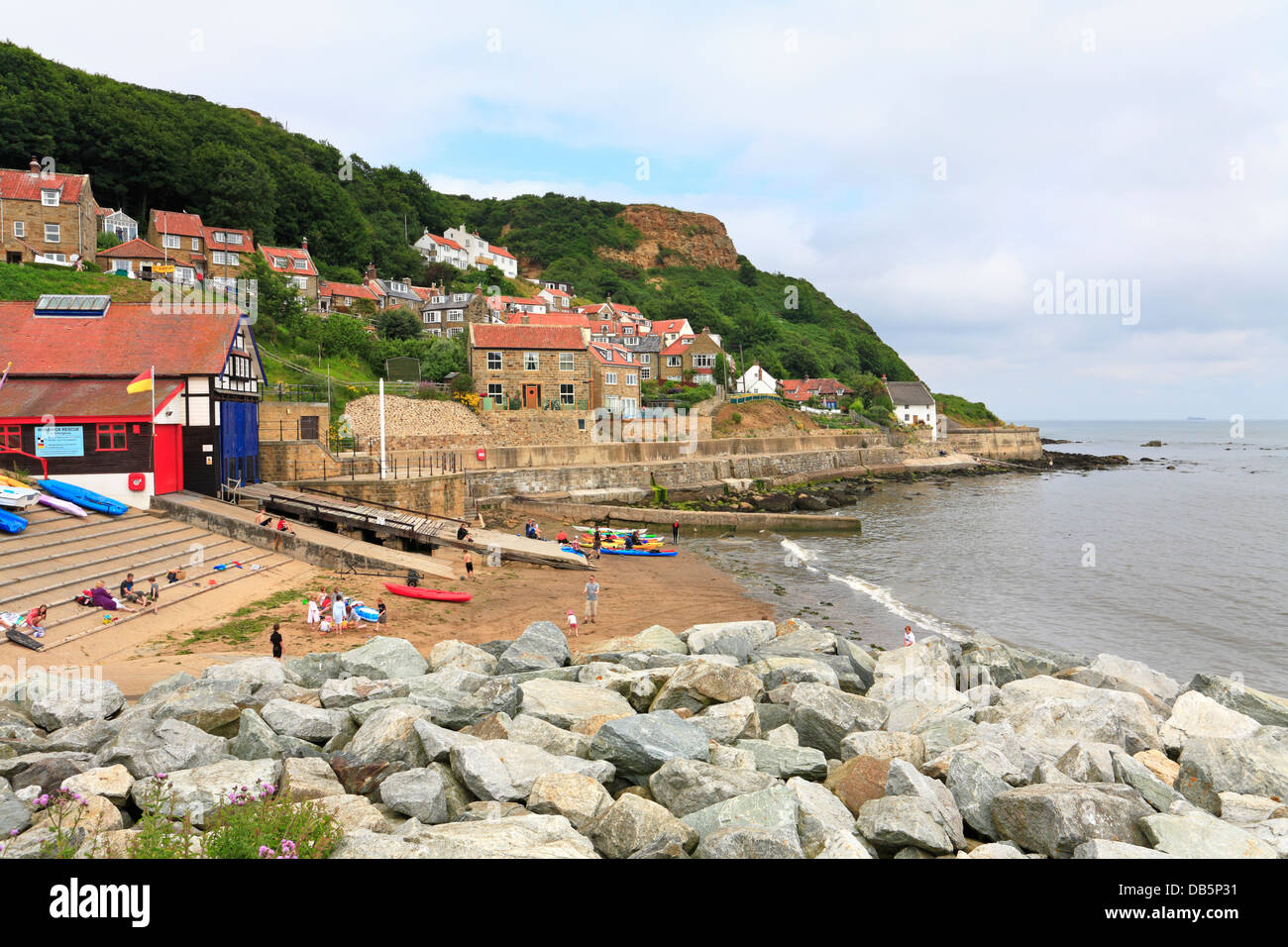 Runswick Bay, North Yorkshire, North Yorkshire National Park, England ...