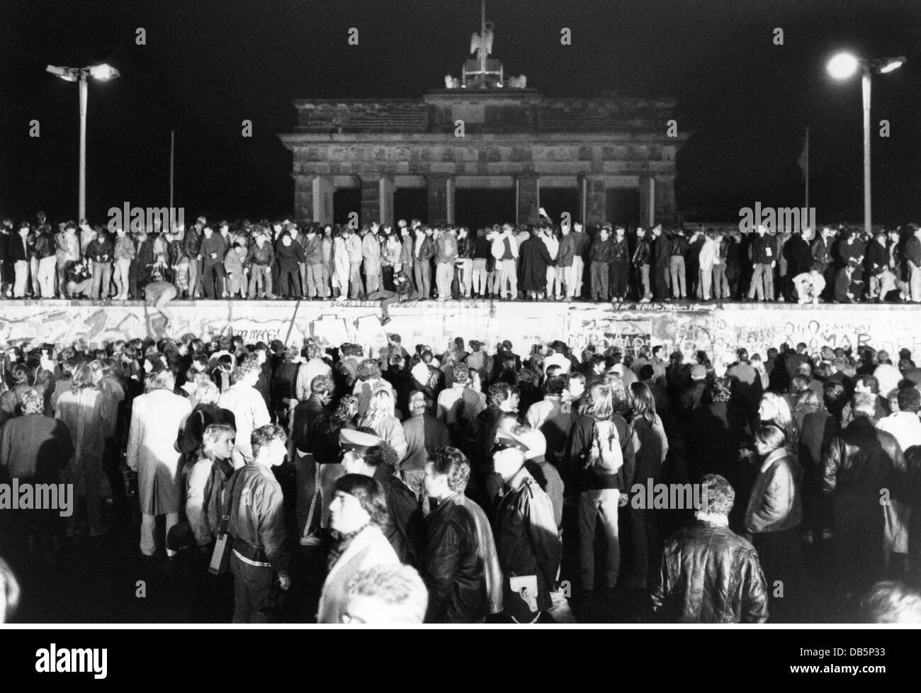 Reunification of Germany 1989 - 1990, fall of the Berlin wall, 9.11. ...
