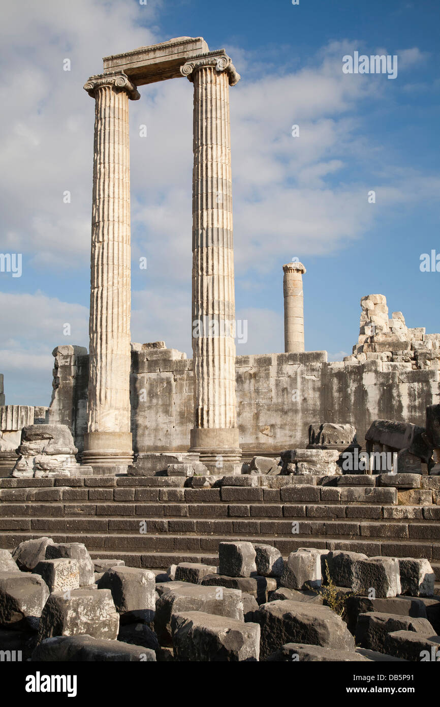 temple of apollo, archeological area, didyma, southern aegean coast ...