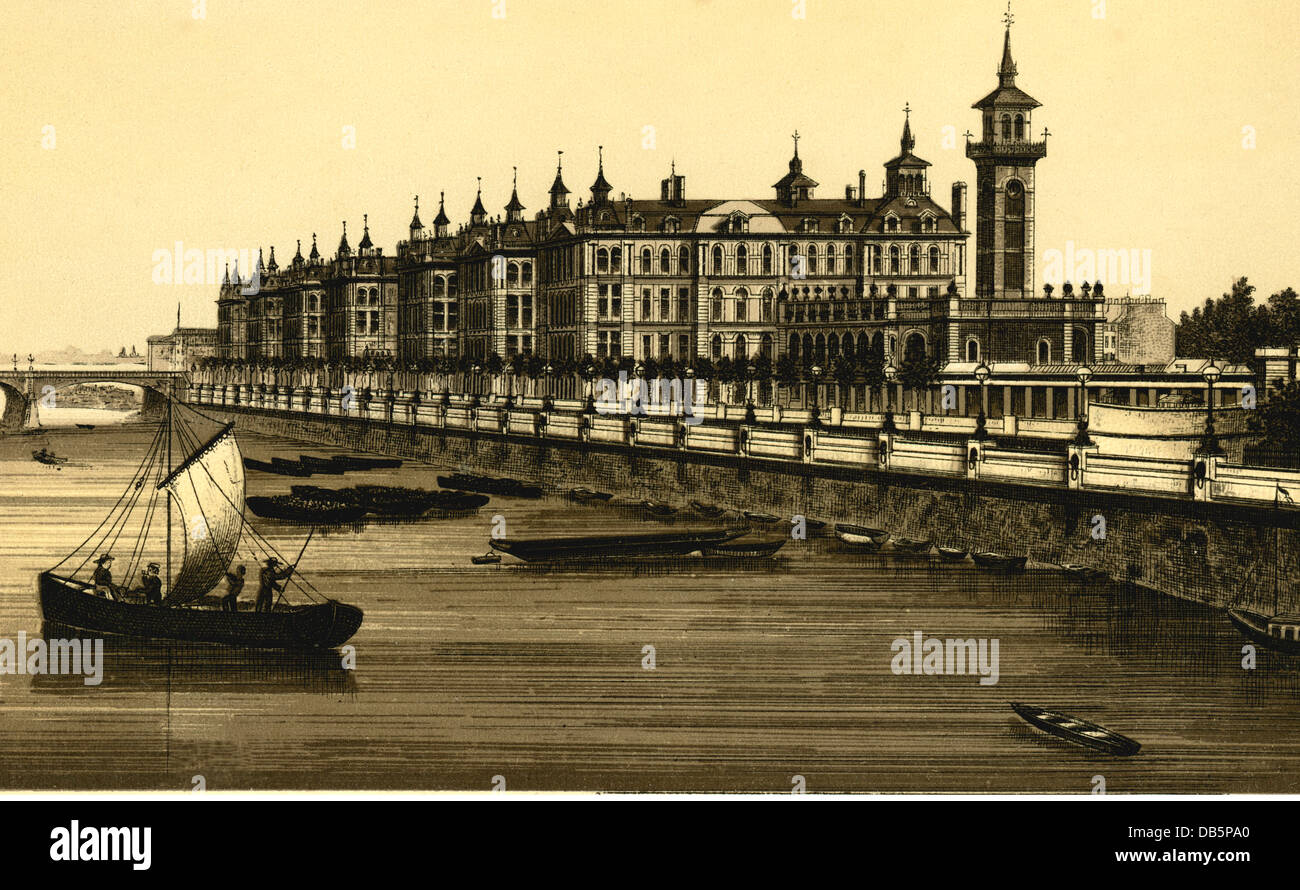 geography / travel, Great Britain, London, St. Thomas's Hospital ...