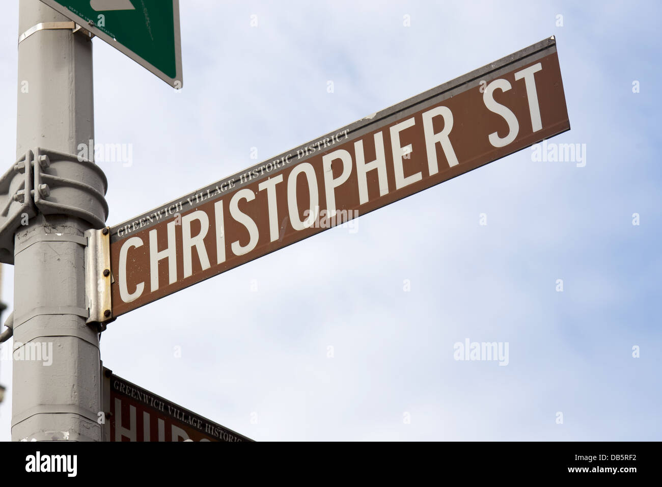 Sign Of The Famouse Christopher Street Greenwich Village New York