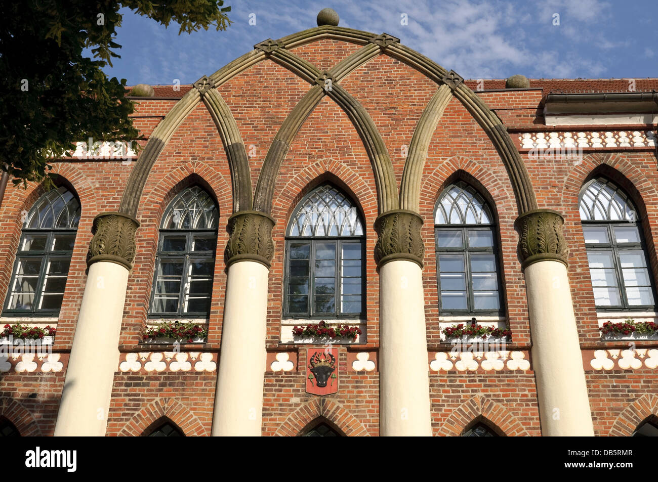 The Town Hall at Parchim, Mecklenburg Vorpommern, Germany Stock Photo ...