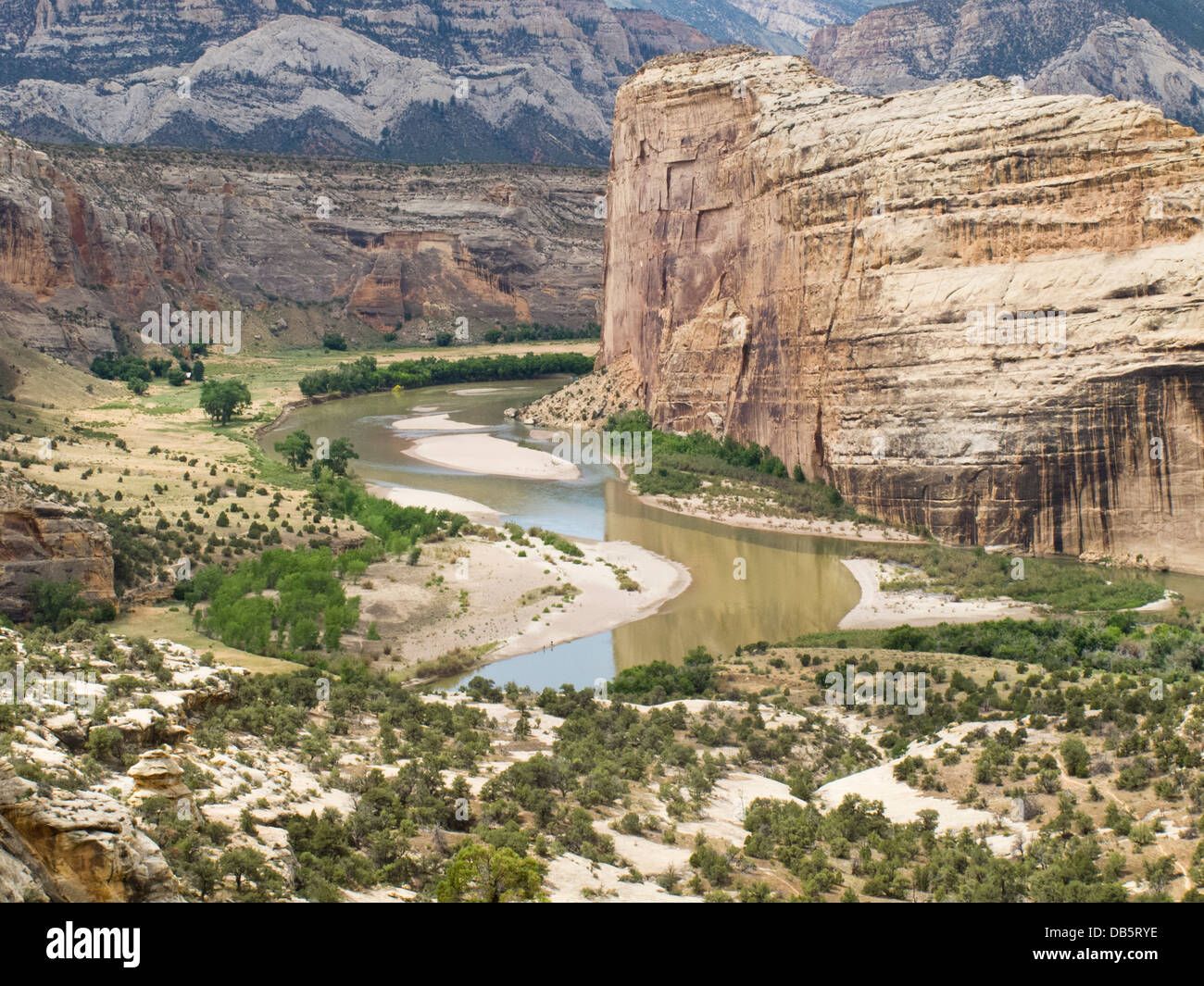Confluence of the Yampa and Green rivers, Colorado Stock Photo - Alamy