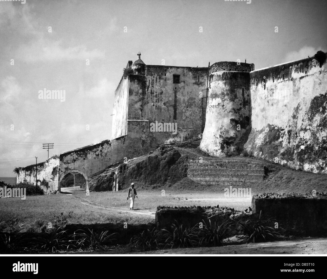 Fort jesus mombasa Black and White Stock Photos & Images - Alamy