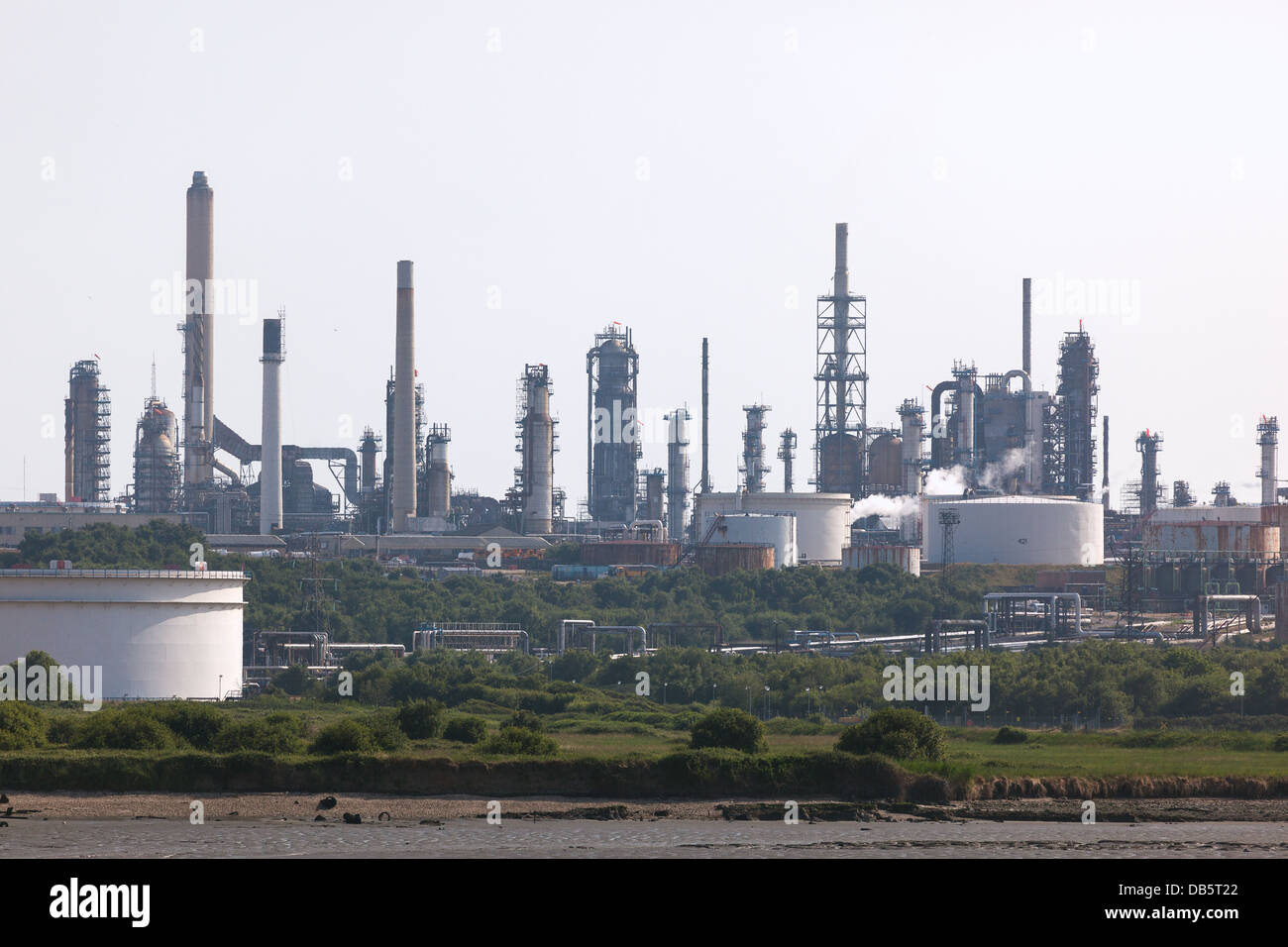 Esso Fawley refinery Hampshire England UK Stock Photo - Alamy