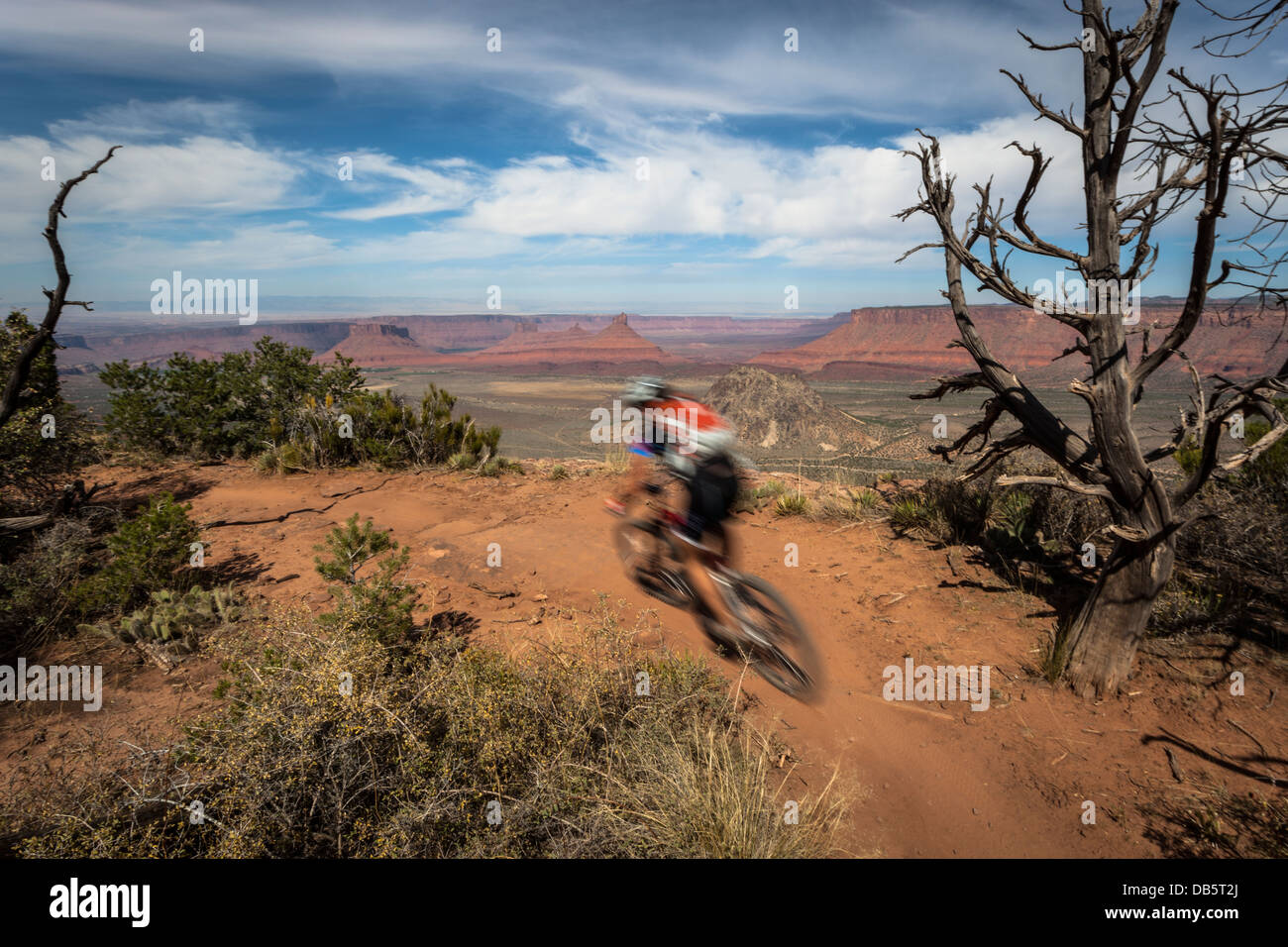 Porcupine Rim trail, Moab, Utah Stock Photo - Alamy