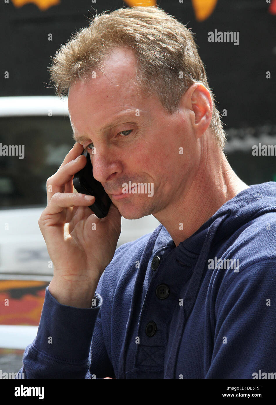 The Human Fuse, Brian Miser celebrities outside The Ed Sullivan Theater ...