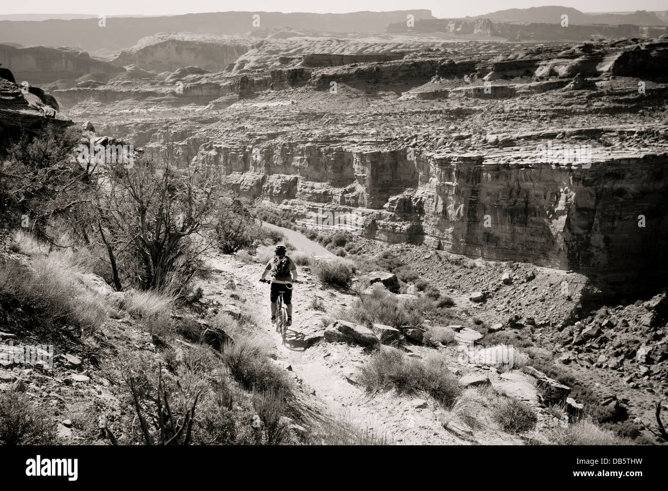 Porcupine Rim trail, Moab, Utah Stock Photo - Alamy