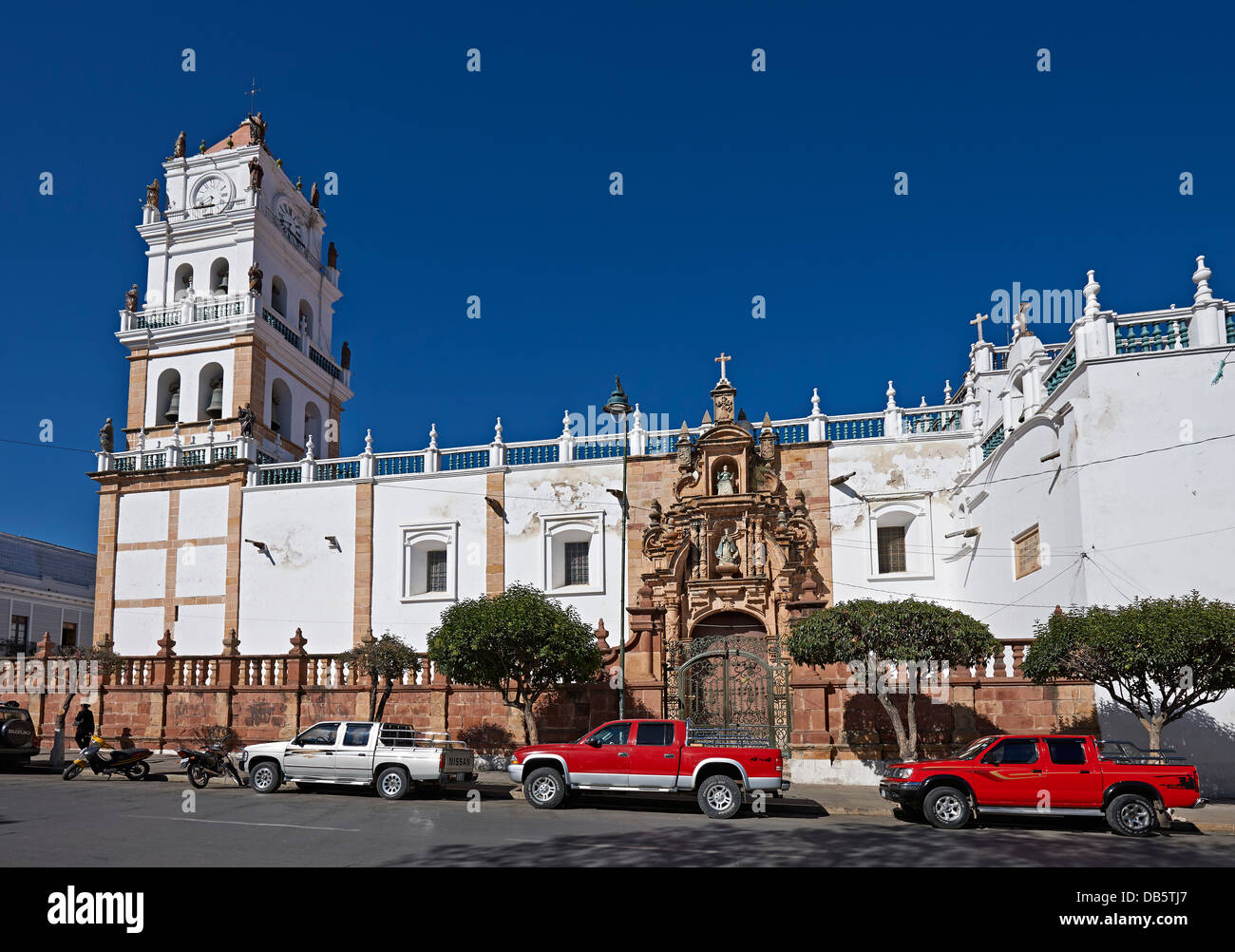 Catedral Metropolitana, cathedral of Sucre, Bolivia, South America ...