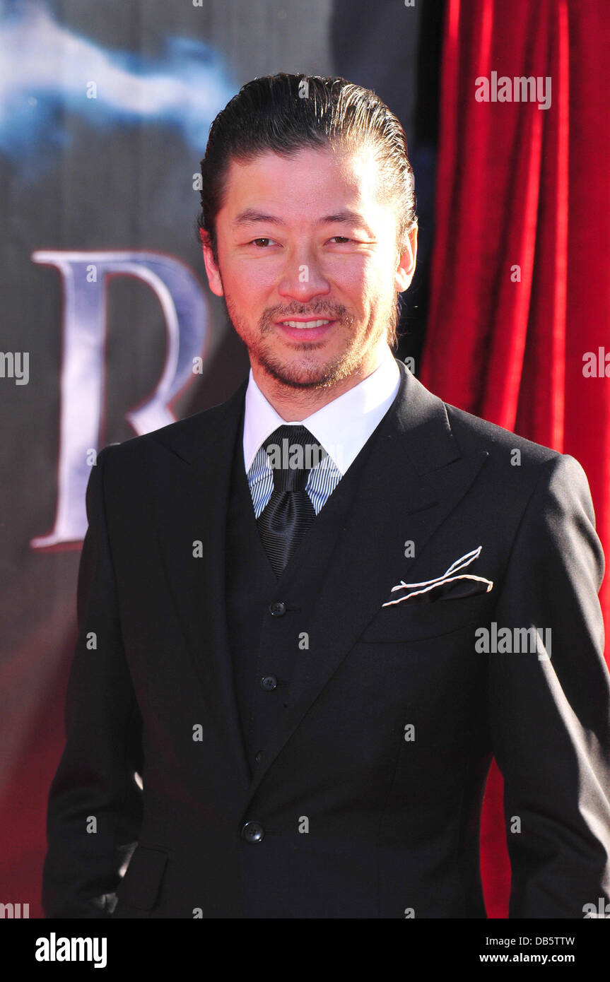 Tadanobu Asano Los Angeles Premiere of "Thor" held at the El Capitan ...