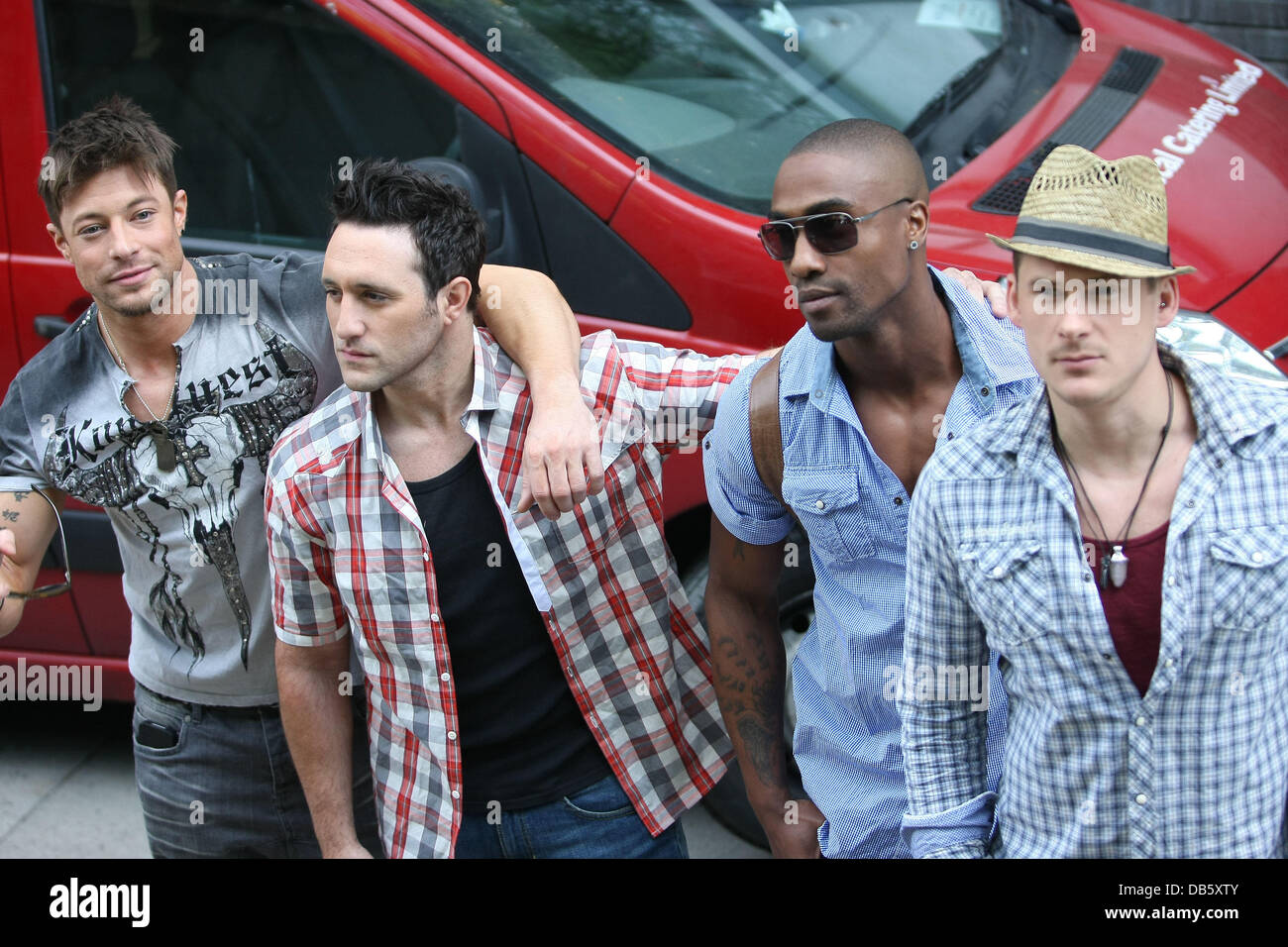 Duncan James, Antony Costa, Simon Webb, Lee Ryan of Blue Celebrities ...