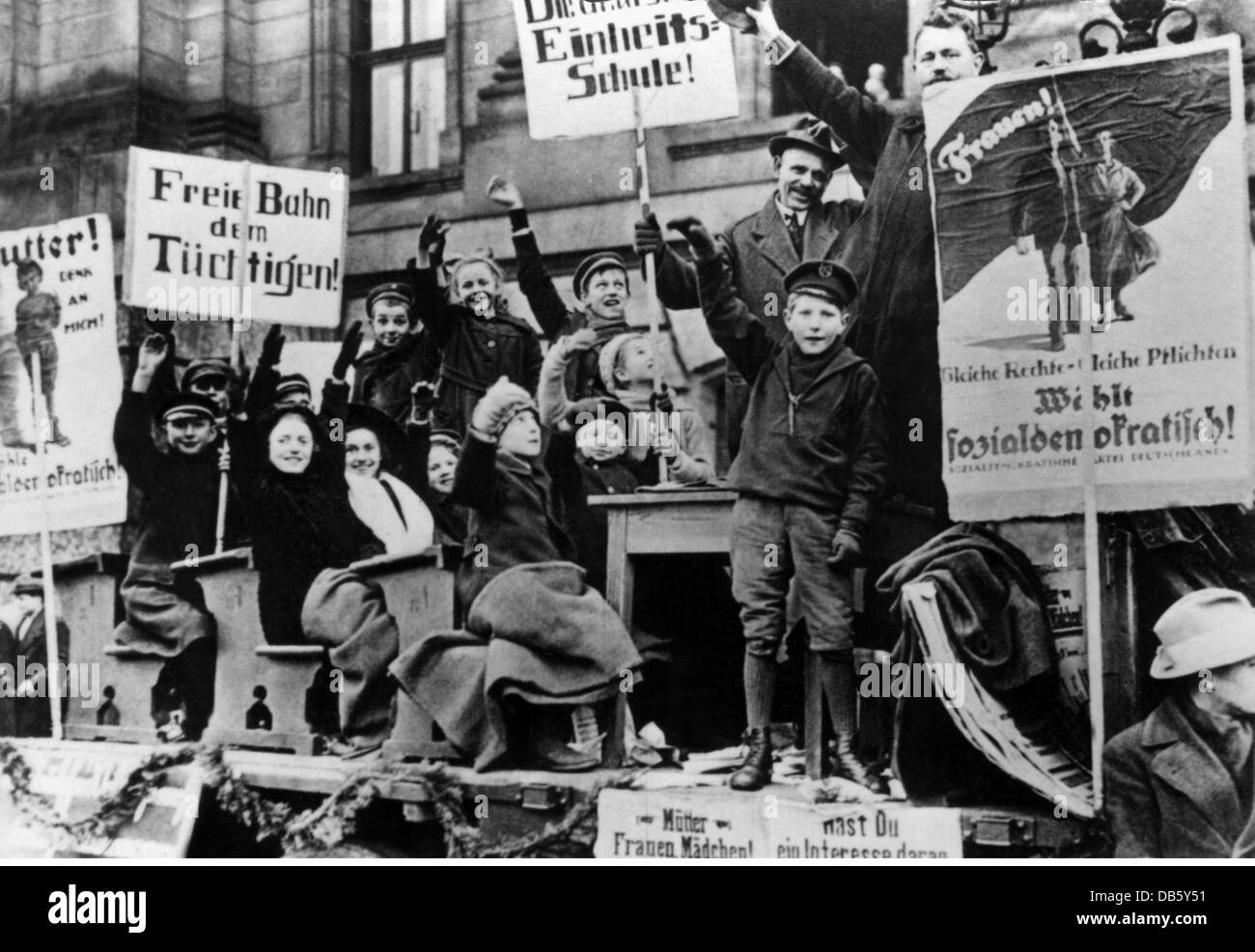 events, German Revolution 1918 - 1919, election for National Assembly ...