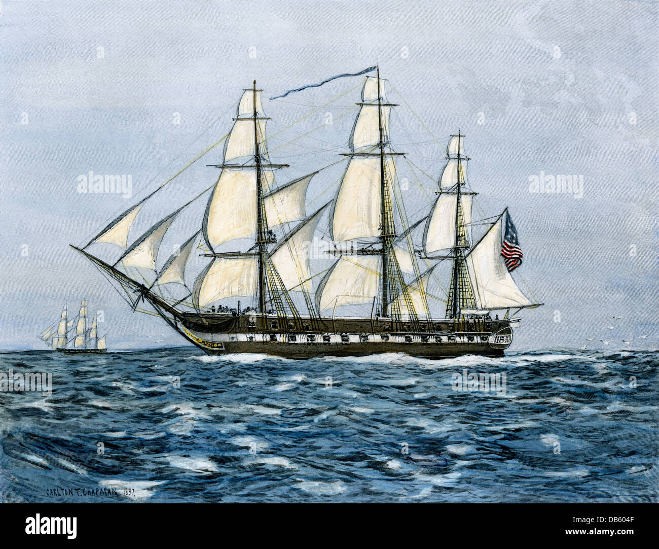 American Frigate Uss Constitution High Resolution Stock Photography and ...