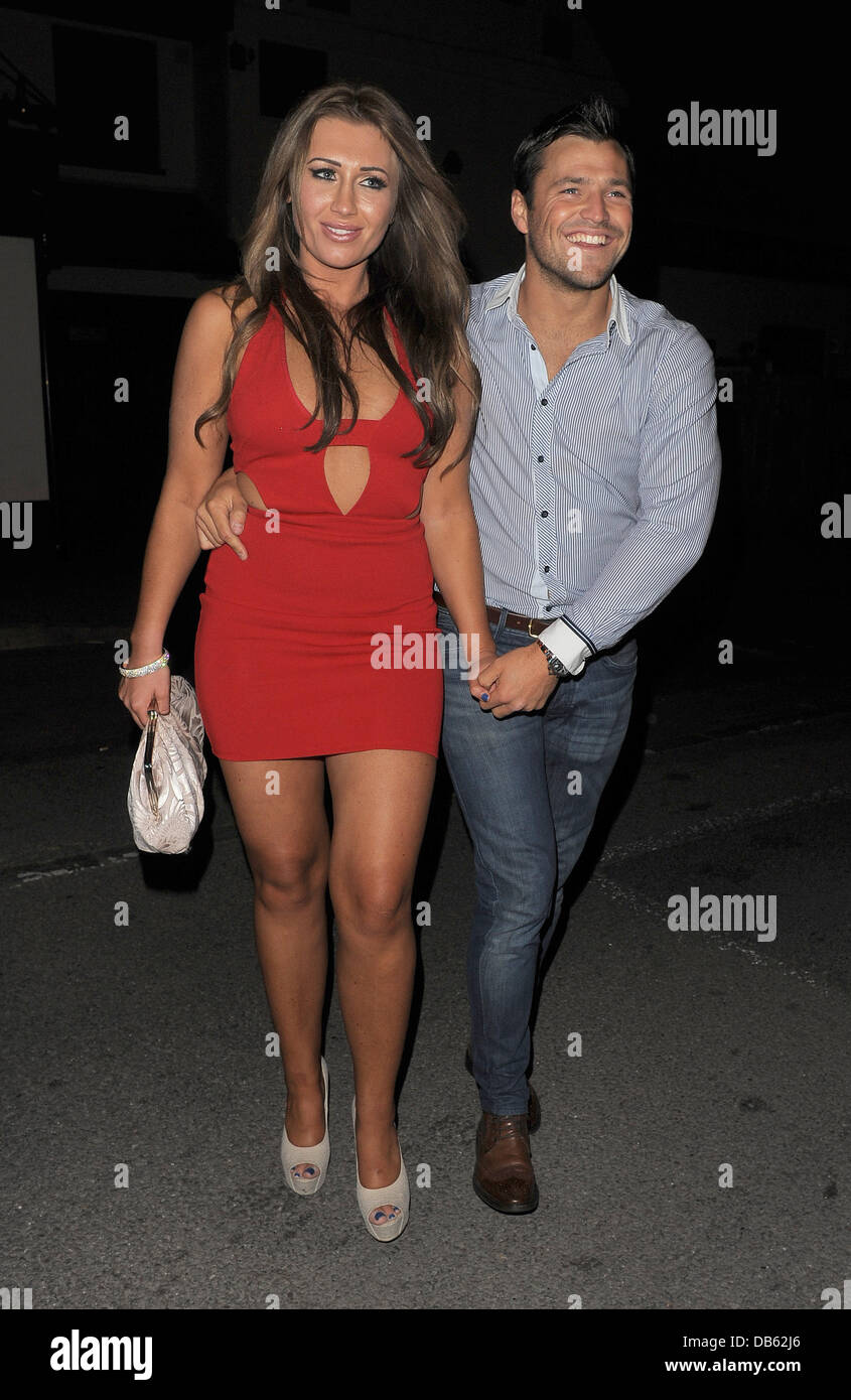 Lauren Goodger And Mark Wright The Only Way Is Essex Wrap Party Held At Sugar Hut Club In