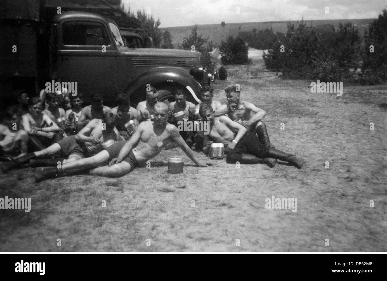 Reichsarbeitsdienst Reich Labor Service High Resolution Stock ...