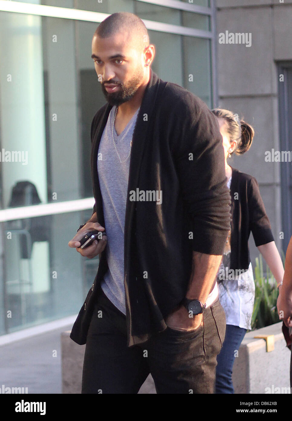 Matt Kemp Celebrities arriving at The Staples Center for Game 2 of the ...