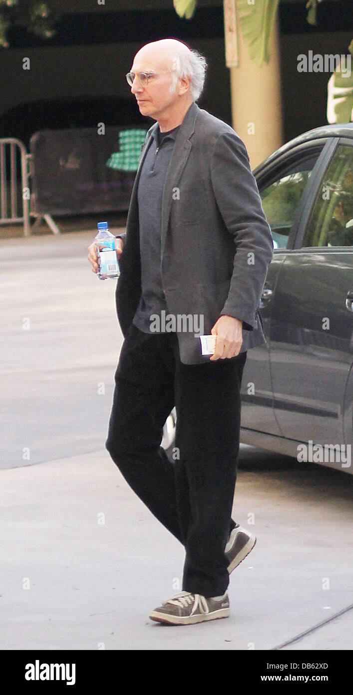 Larry David Celebrities arriving at The Staples Center for Game 2 of ...