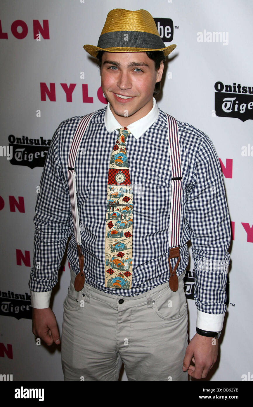 Logan Huffman NYLON Magazine annual May Young Hollywood issue party ...