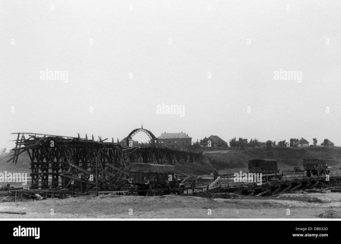 events, Second World War / WWII, Soviet Union, vehicles of a German ...