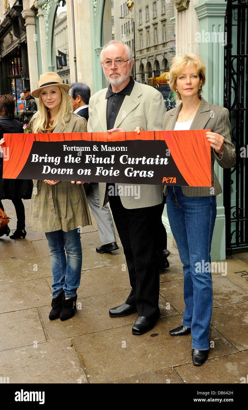 West End stars Carley Stensen, Peter Egan and Jenny Seagrove attends a ...