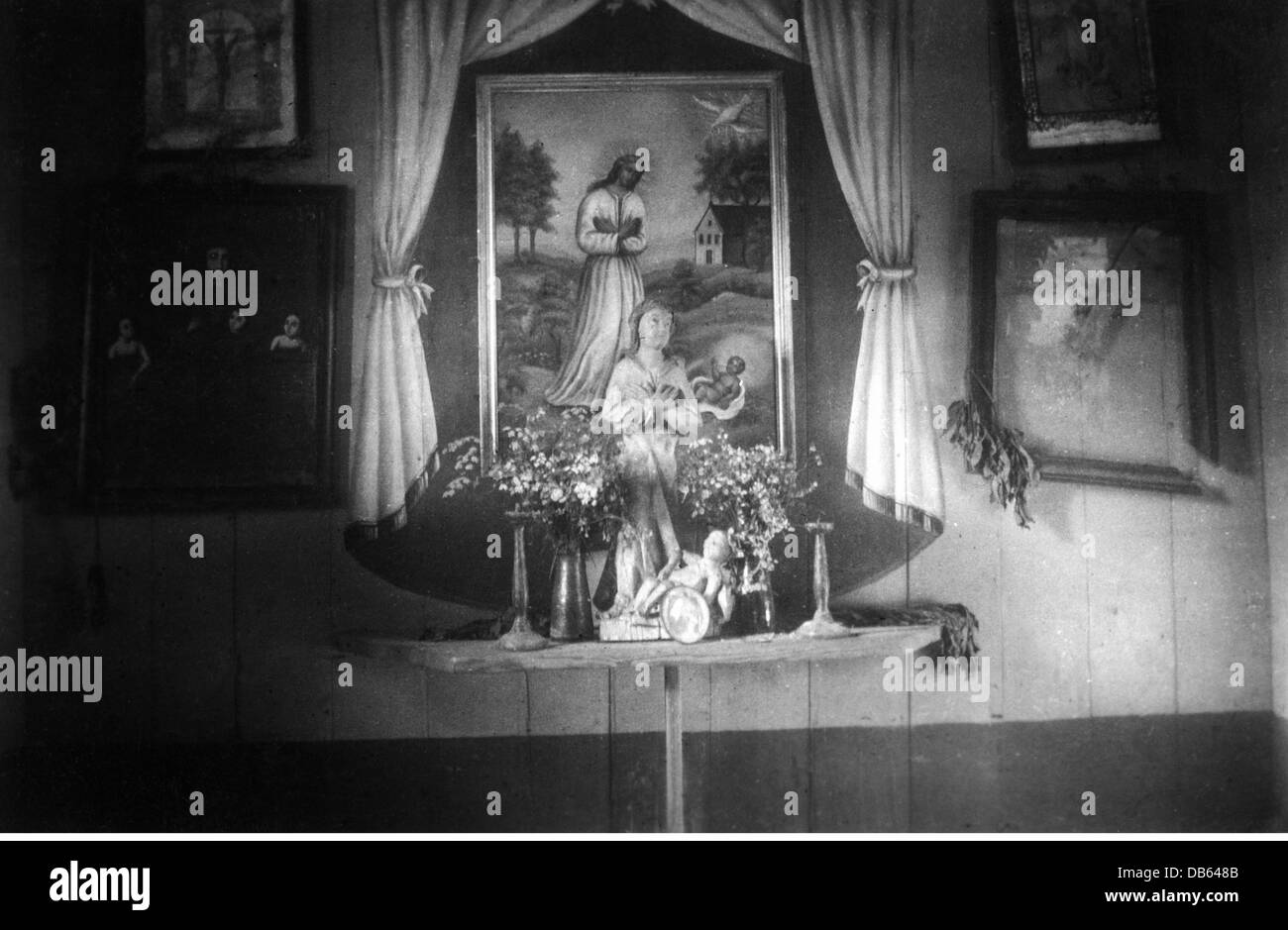 Small altar Black and White Stock Photos & Images - Alamy