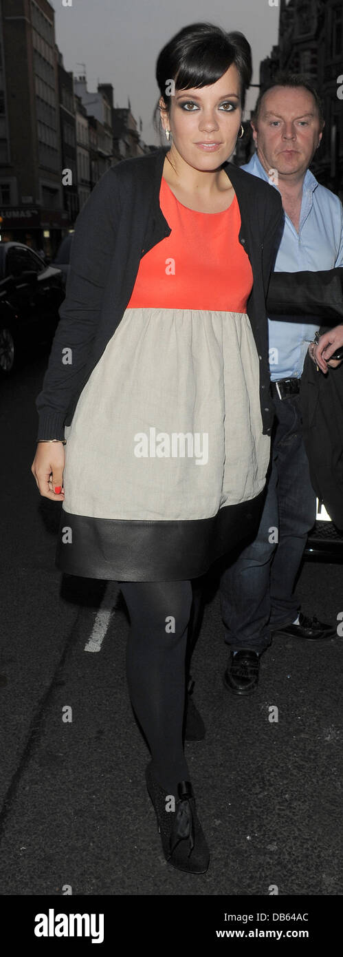 Lily Allen Esquire June Issue - launch party, held at Sketch - Arrivals ...