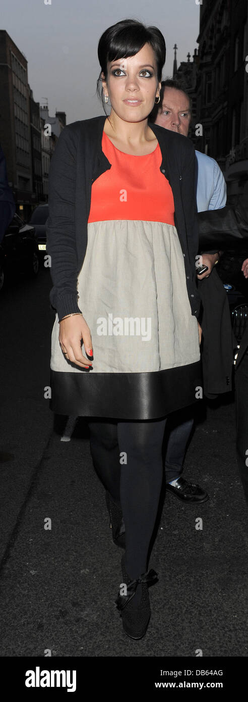 Lily Allen Esquire June Issue - launch party, held at Sketch - Arrivals ...