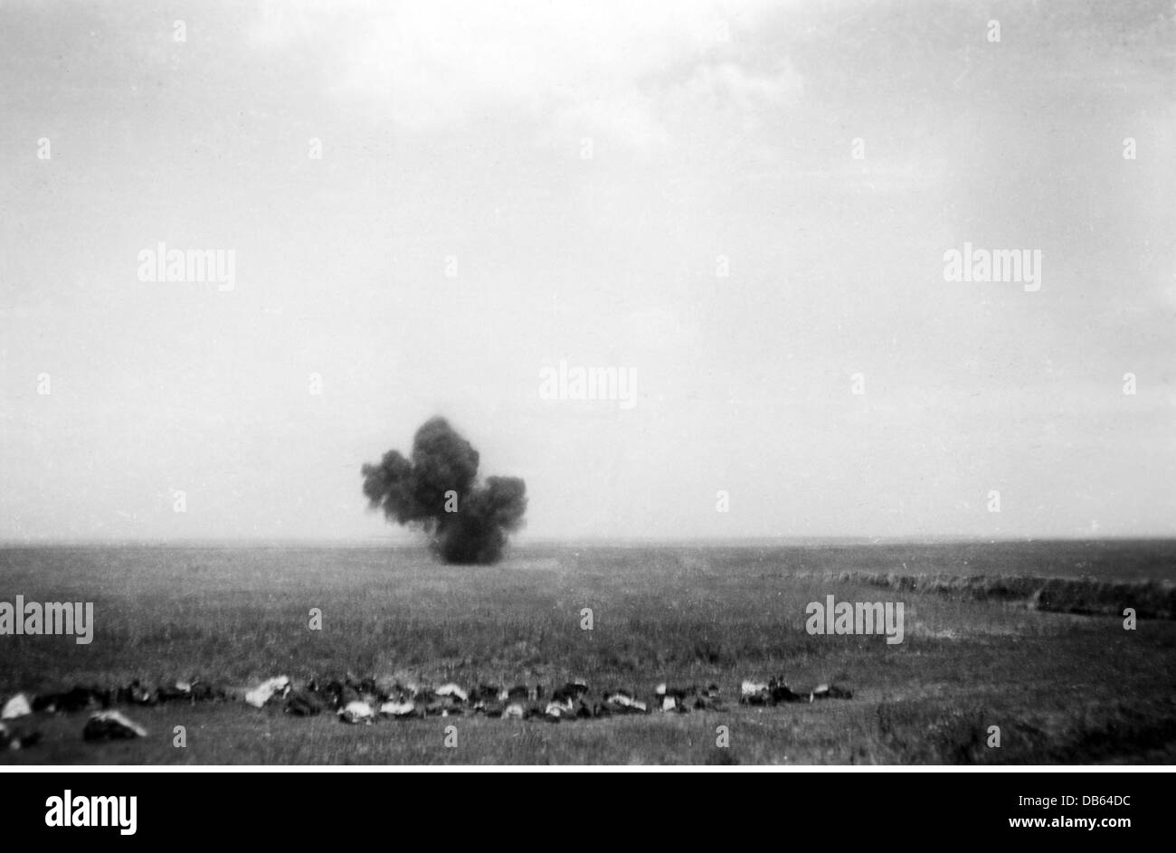 Second world war german artillery on the russian front hi-res stock ...