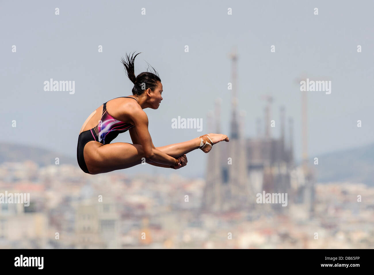 Barcelona, Spain. 24th July, 2013. Pamg Pandelela Rinong of Malaysia ...