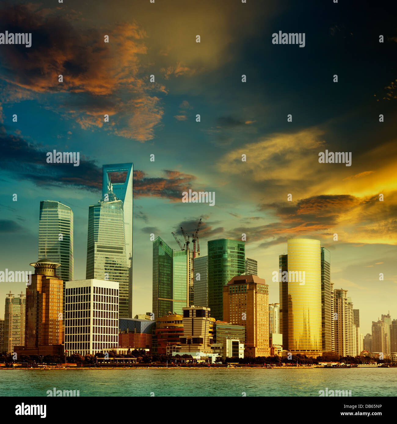 panorama of Shanghai, China Stock Photo - Alamy