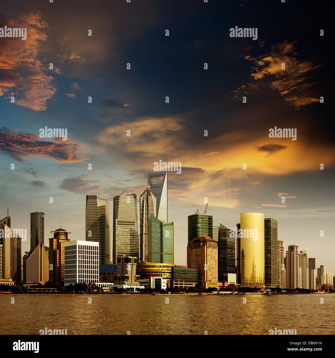 panorama of Shanghai, China Stock Photo - Alamy