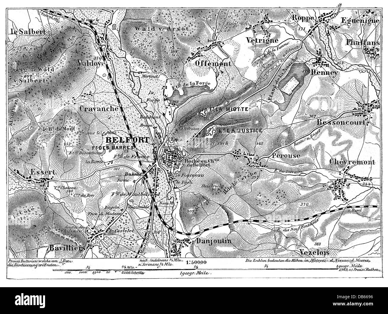 Map of germany 19th century hi-res stock photography and images - Alamy