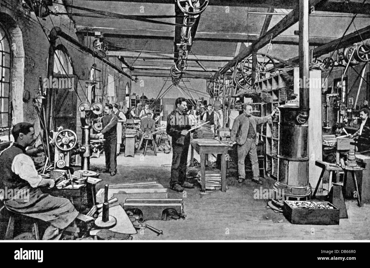 Factory Interior 19th Century High Resolution Stock Photography and ...