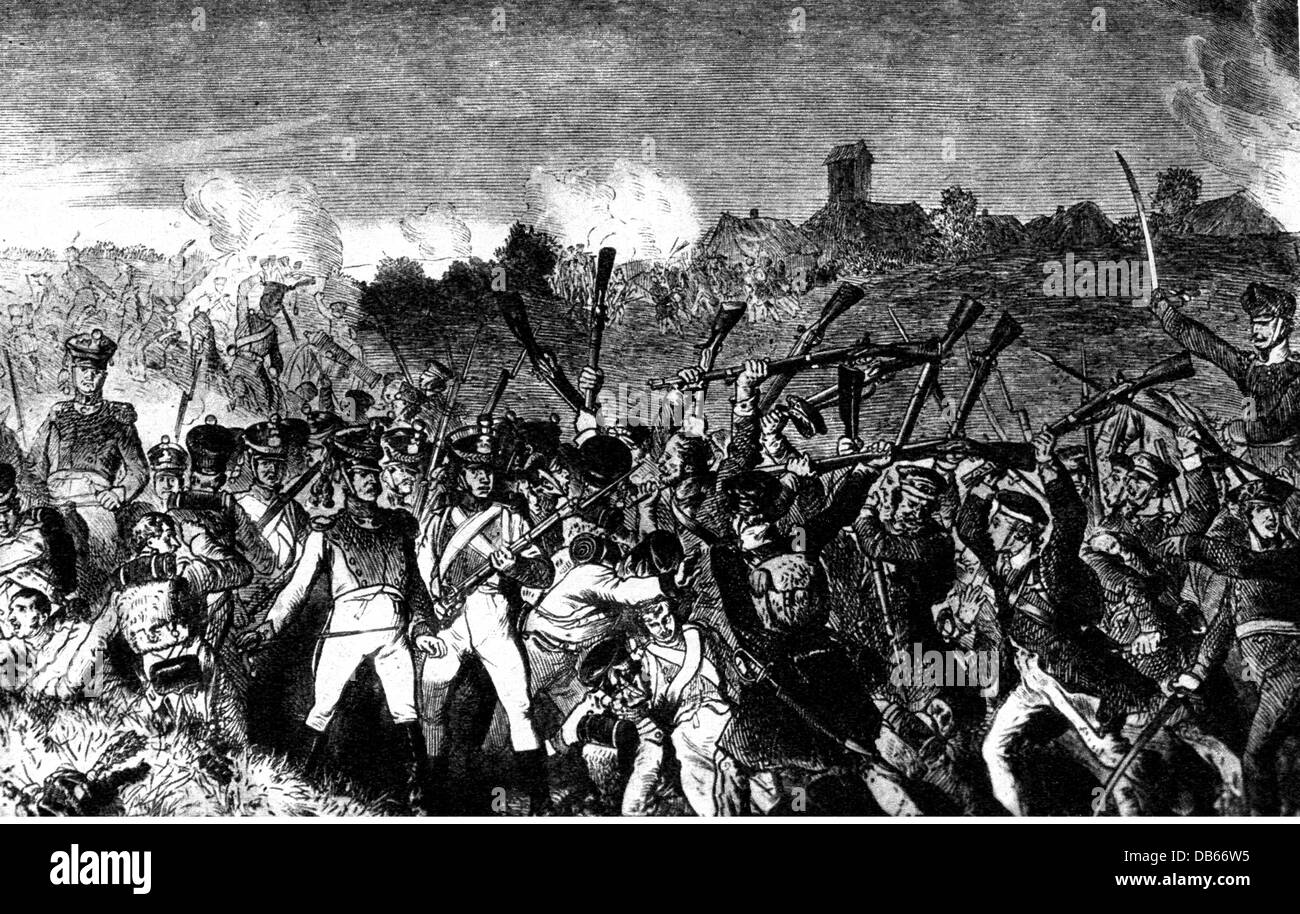 War of the Sixth Coalition 1812 - 1814, Battle of Grossbeeren, 23.8. ...