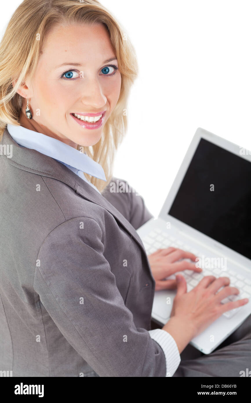 Arbeiten laptop lernen hi-res stock photography and images - Alamy