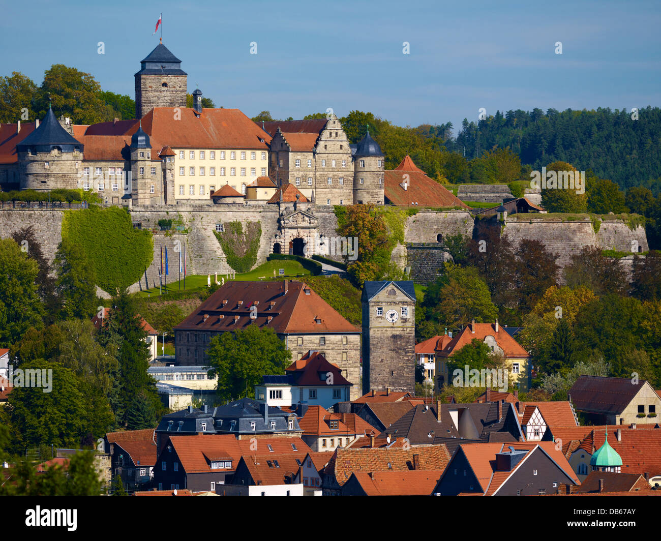 Fortress Rosenberg Kronach Germany Stock Photos & Fortress Rosenberg ...