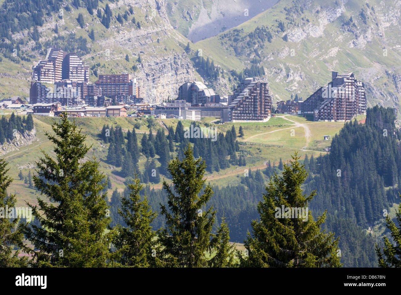 Avoriaz in the French alps in summer Stock Photo - Alamy