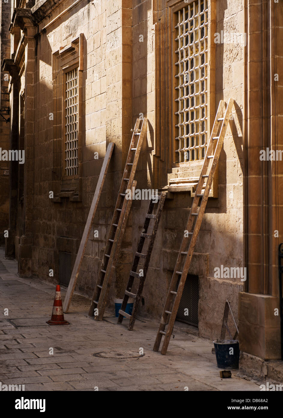 Conservation work in progress Stock Photo - Alamy