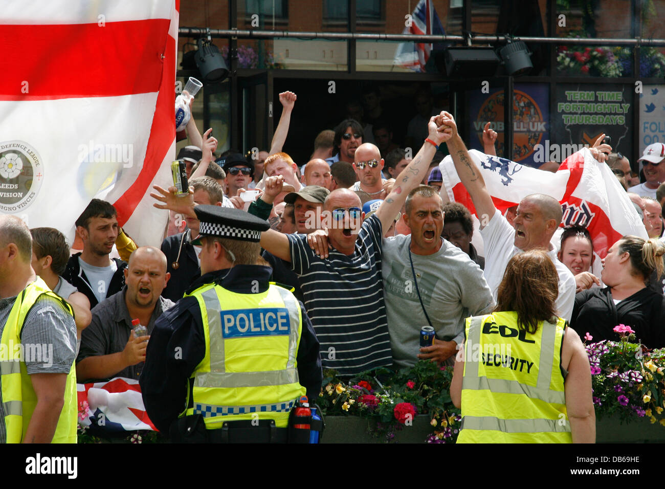English defence league edl hi-res stock photography and images - Alamy