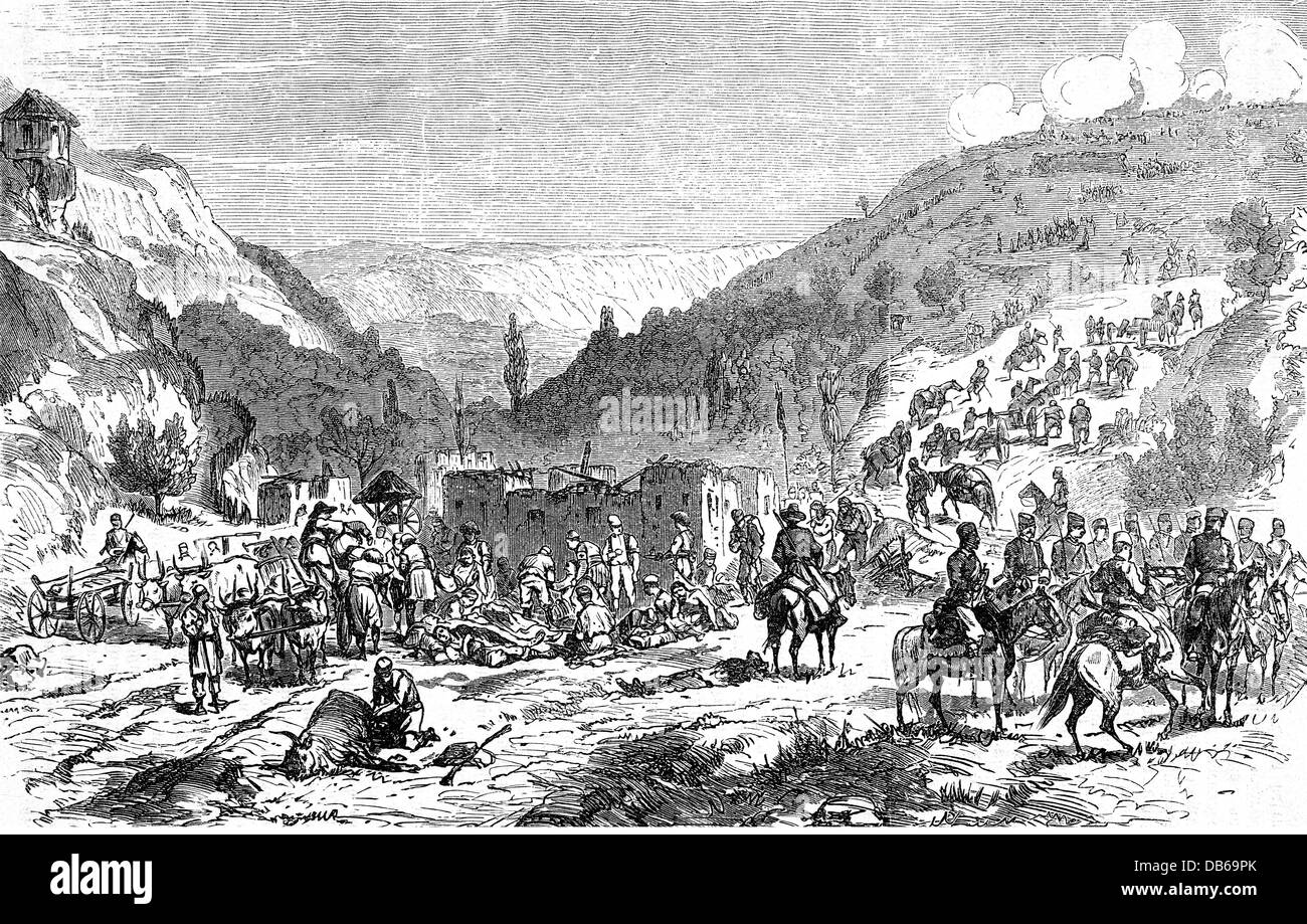 events, First Serbo-Turkish War 1876, Battle of Veliki Izvor, 18.7.1876 ...