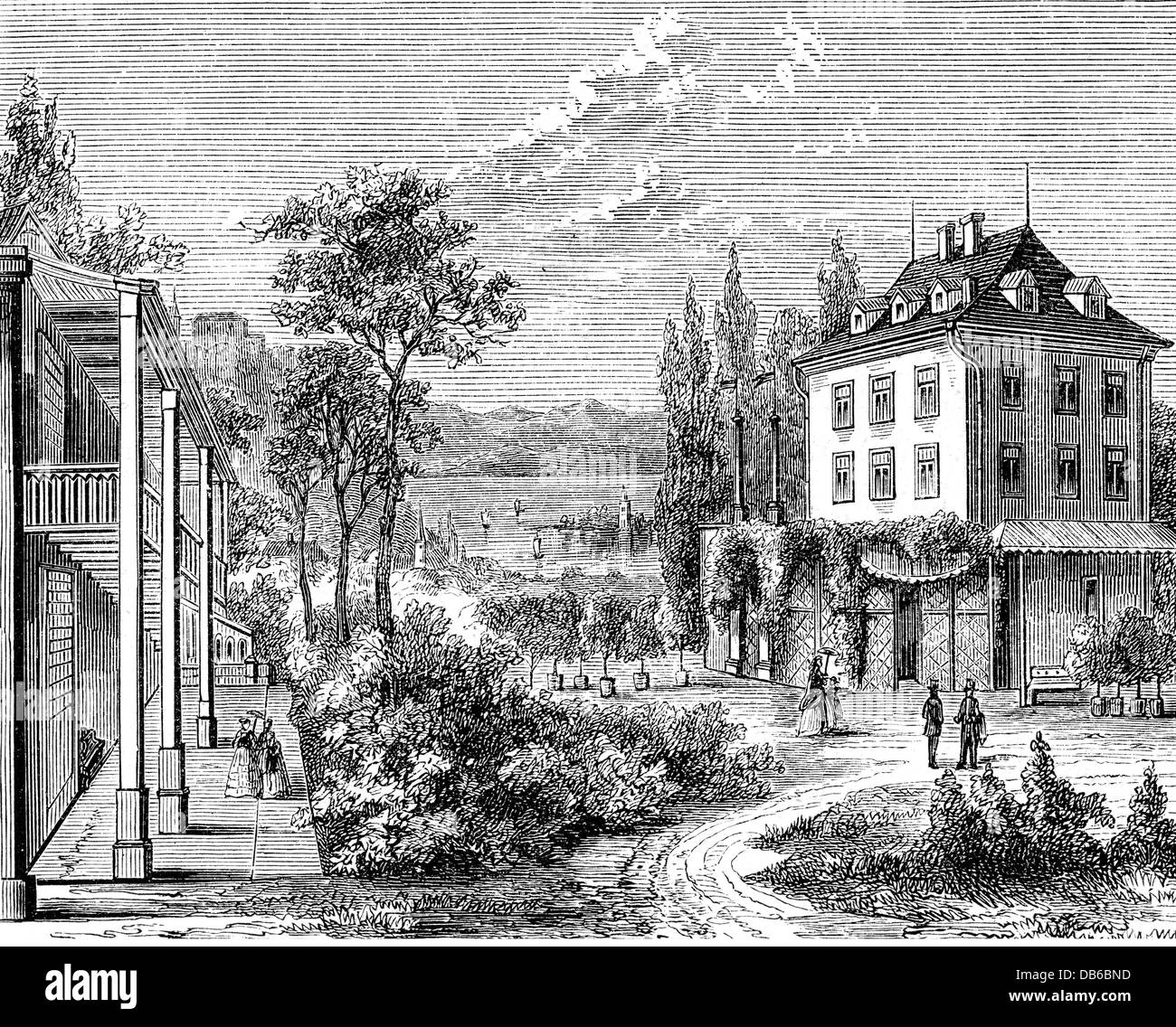 geography / travel, Switzerland, castles, Arenenberg Castle, canton ...